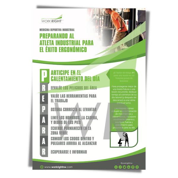 PREPARED Poster: Pre-shift Prep – Equip Right